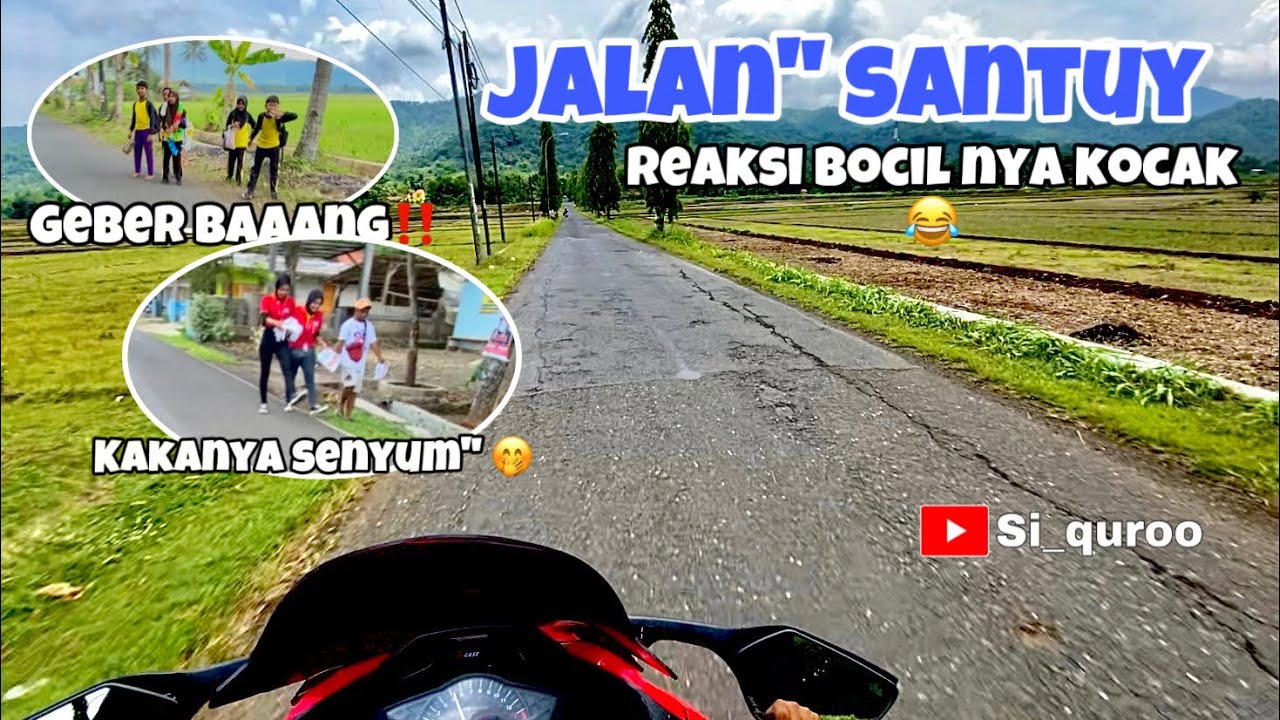 GEBER BOCIL LANGSUNG HEBOH‼️KAKANYA SENYUM” 🤭JALAN JALAN SANTUY - YouTube