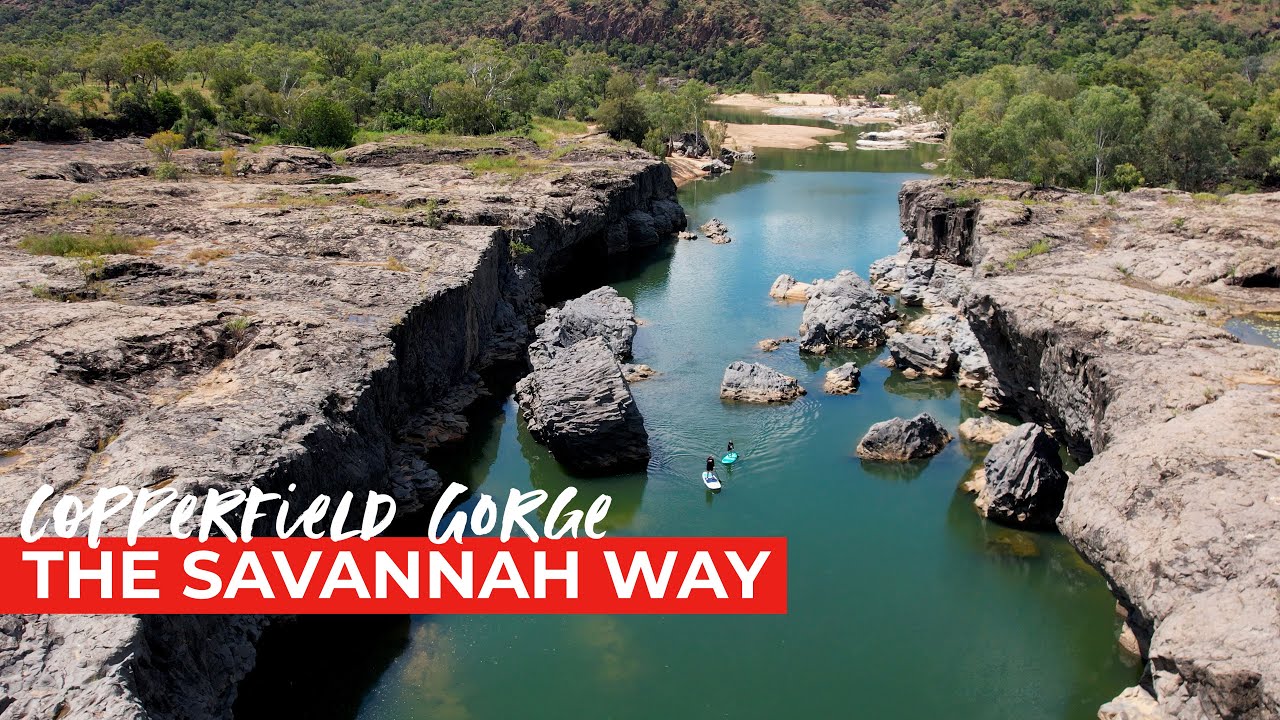 Copperfield Gorge - Einasleigh - Standup Paddle Boarding - YouTube