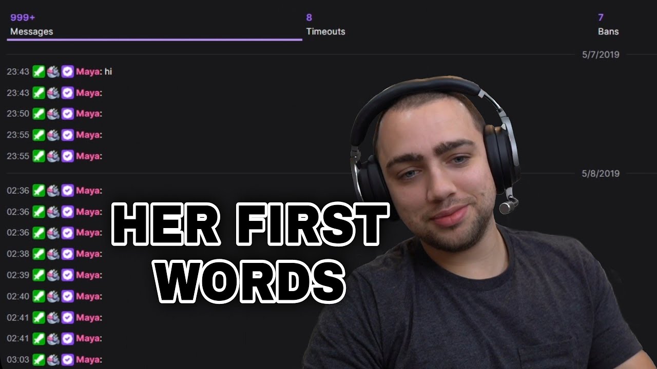 Mizkif reading Maya's chat logs - YouTube