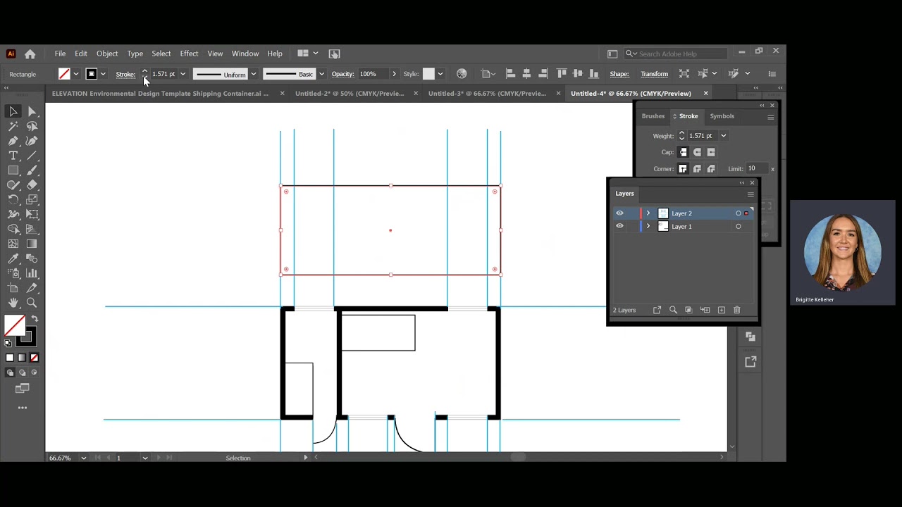 Creating Elevations from Floor Plans in Adobe Illustrator - YouTube