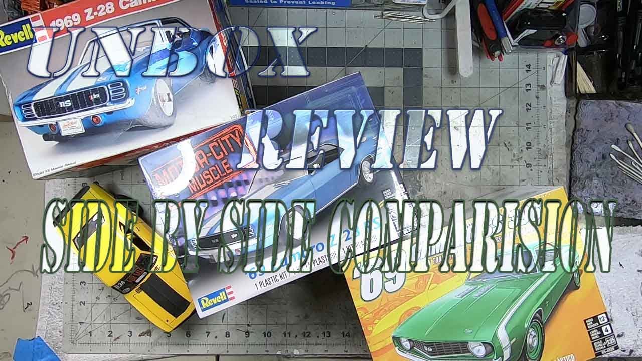 REVELL '69 CAMARO UNBOX/REVIEW/COMPARISION - YouTube