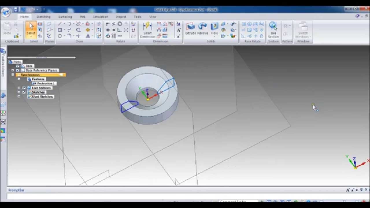 Solid edge screw jack washer special - part 5 - HD - YouTube