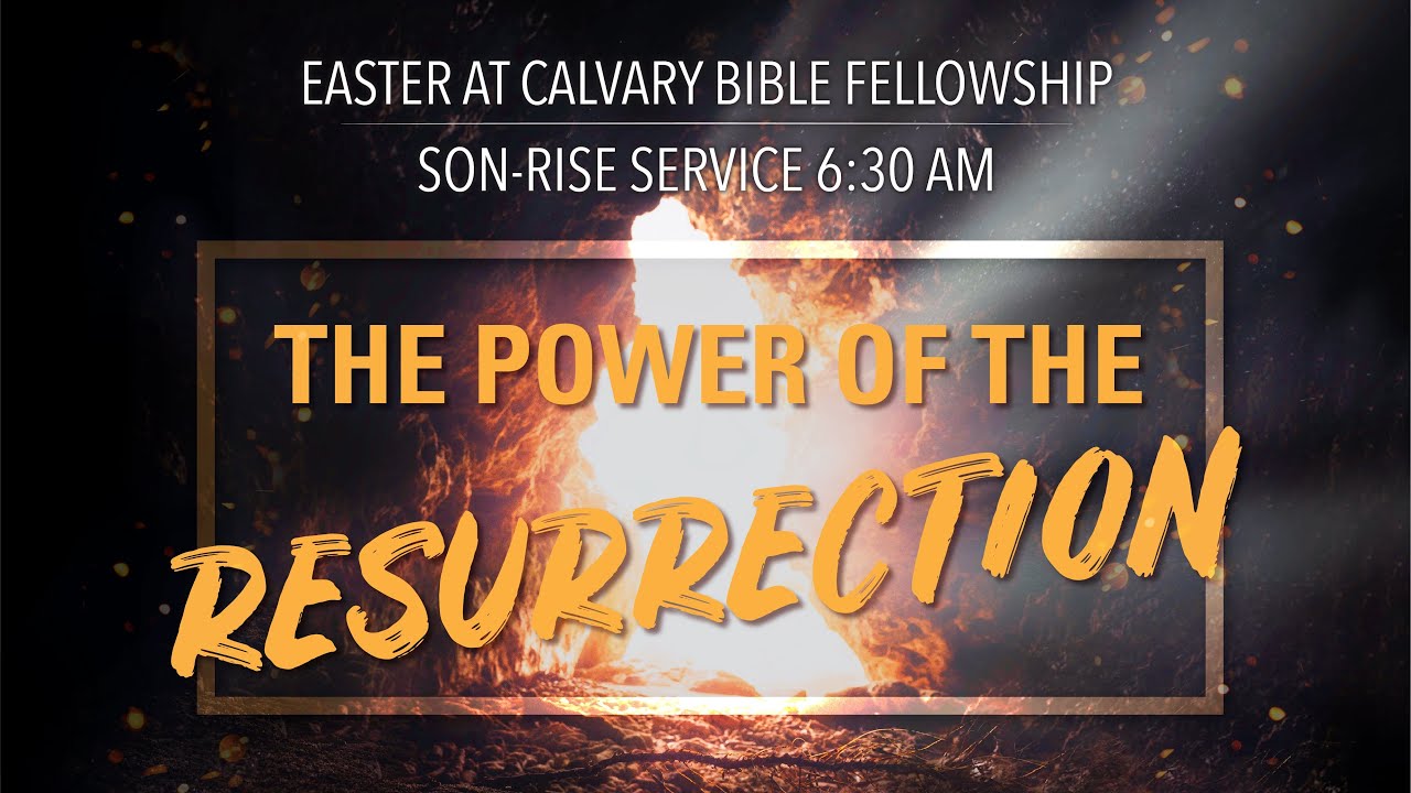 Calvary BFC Church - Son-Rise Service 2020 - YouTube