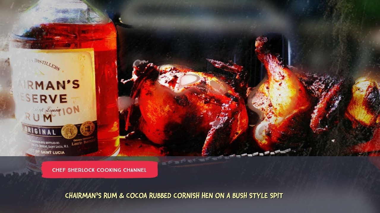 Cornish Hens slow BBQ with amazing Caribbean spices - YouTube