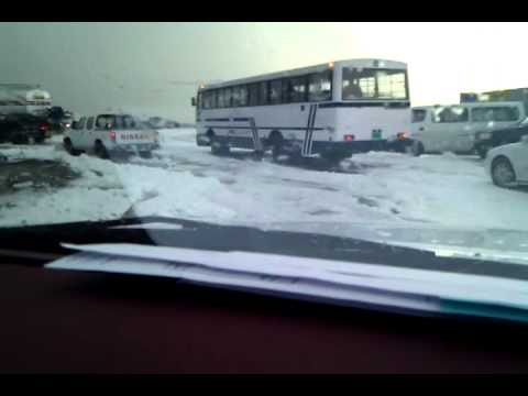 snowfall in qatar - YouTube