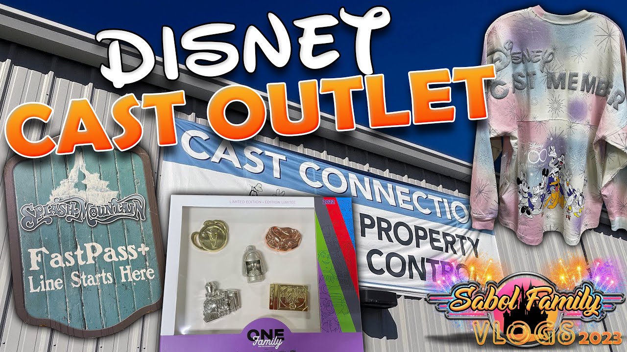 DISNEY Cast Connection & Property Control OUTLET SHOPPING | FULL ...
