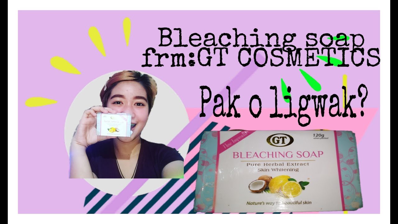 Bleaching soap from GT cosmetics. (Test the effectiveness) - YouTube