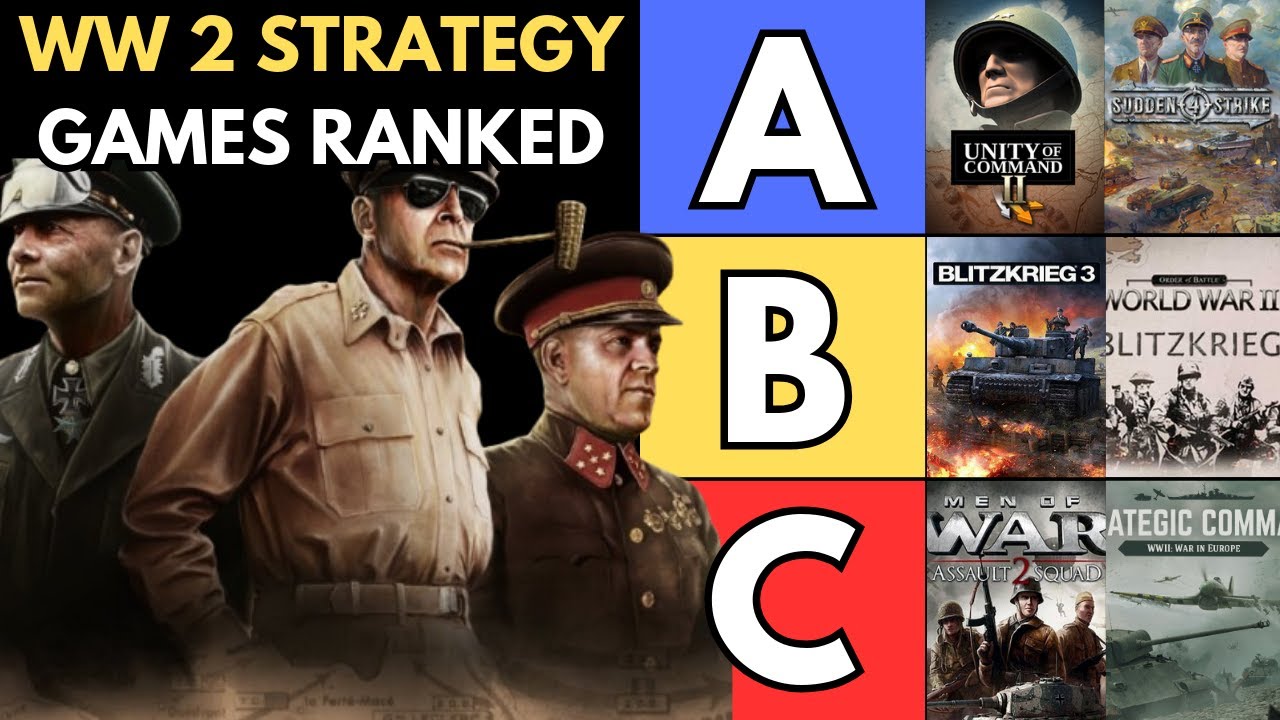 World War II Strategy Games Ranked: The Ultimate Tier List - YouTube