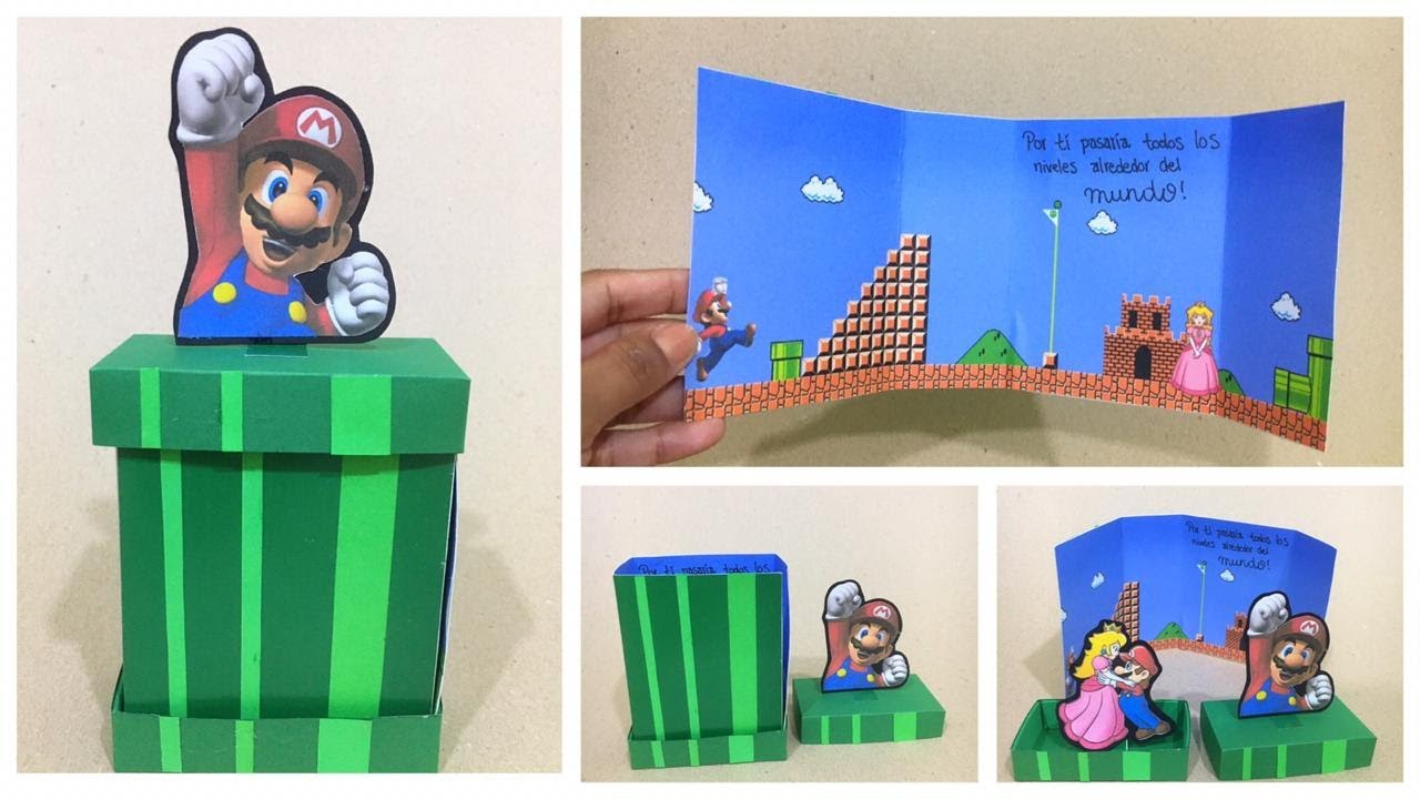 Caja REGALO sorpresa de MARIO BROS + CARTEL incluido - YouTube