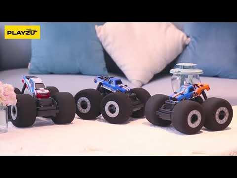 Playzu 1:14 Remote Control Car - Soft Wheel Racing Car - YouTube
