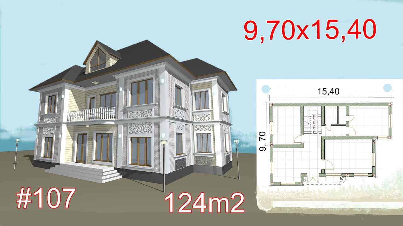 4 SOTIX YERGA 2 ETAJLI 6 XONALI UY LOYIHASI - YouTube