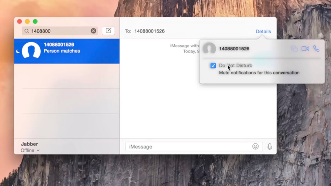 Do Not Disturb - OS X Yosemite Starter Guide - YouTube