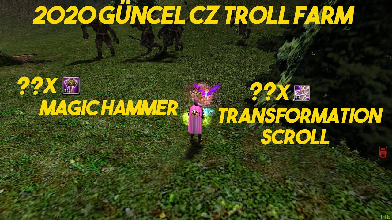 Knight Online Güncel 2020 Cz Troll Farm (Ts, Magic Hammer) - YouTube