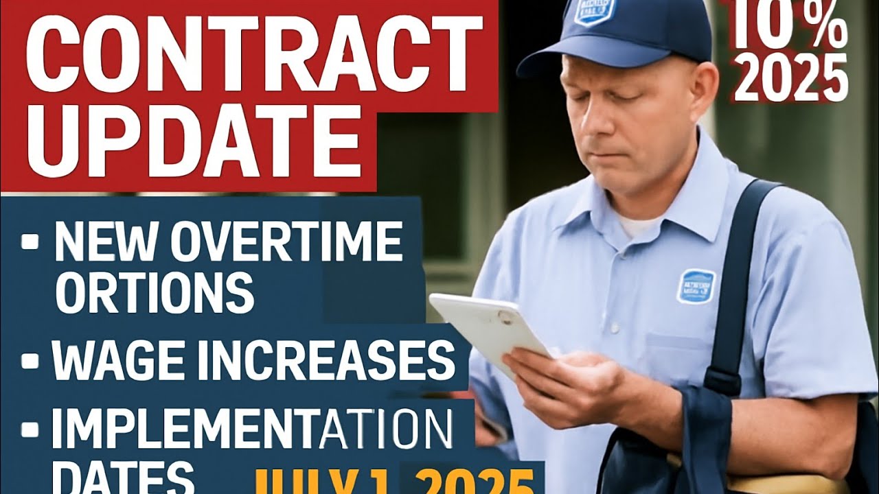 NALC Contract Update: What You NEED To Know - YouTube