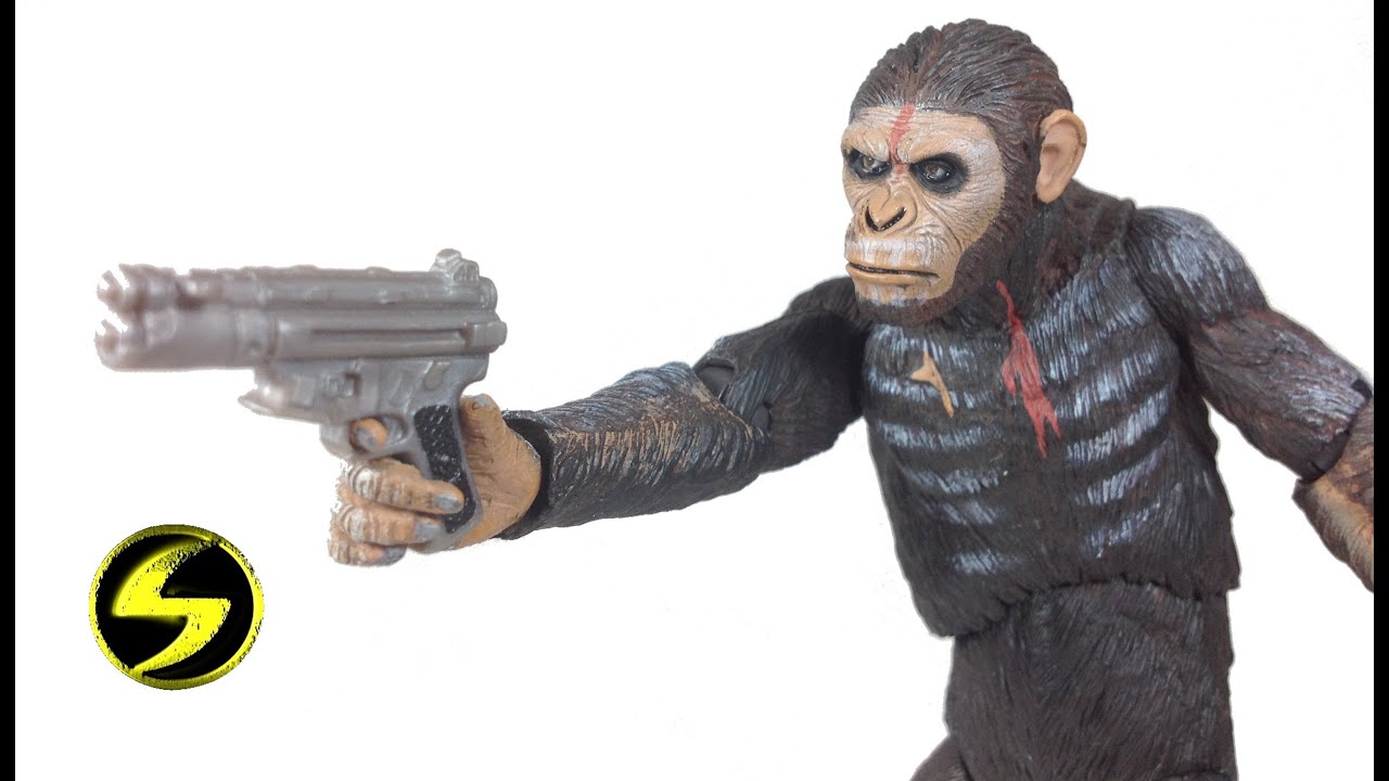 Neca Dawn of the Planet of the Apes Caesar Figure Review - YouTube