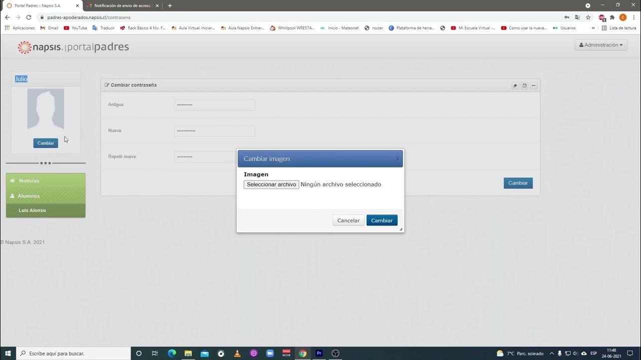 Tutorial apoderados Napsis - YouTube