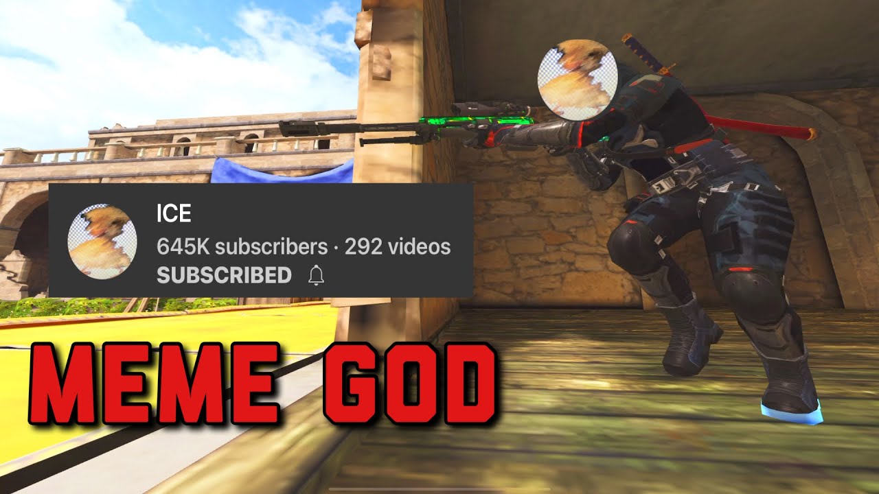 Pretending To Be The Meme God ICE CODM (Meme) - YouTube