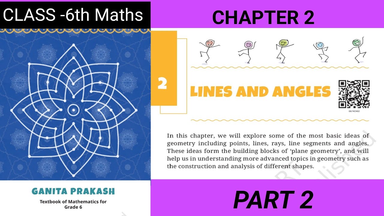 Chapter 2 Lines and Angles | Part 2 | Class 6th Maths | Ganitaprakash ...