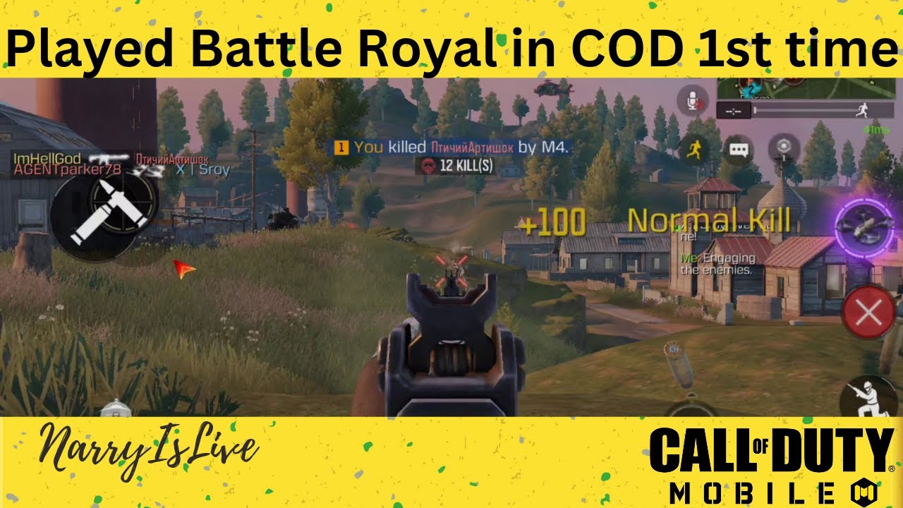 Call of Duty Mobile - Battle Royale - First Game - YouTube