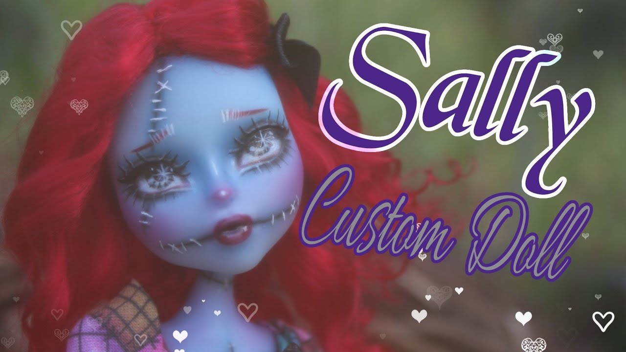 Custom Monster High Kiyomi Doll Repaint | Sally from The Nightmare ...