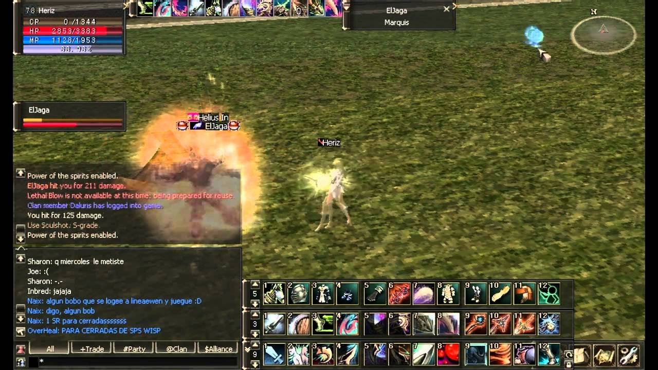 Lineage 2- Lindvior - Olimpiadas- Wind Rider Vs Titan - YouTube