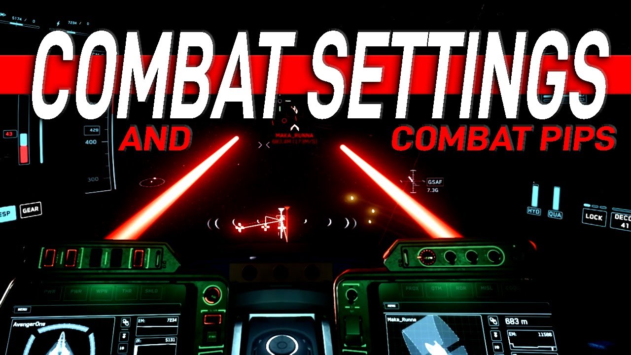 COMBAT & PIP SETTINGS YOU NEED TO KNOW [starcitizen 3.23] - YouTube