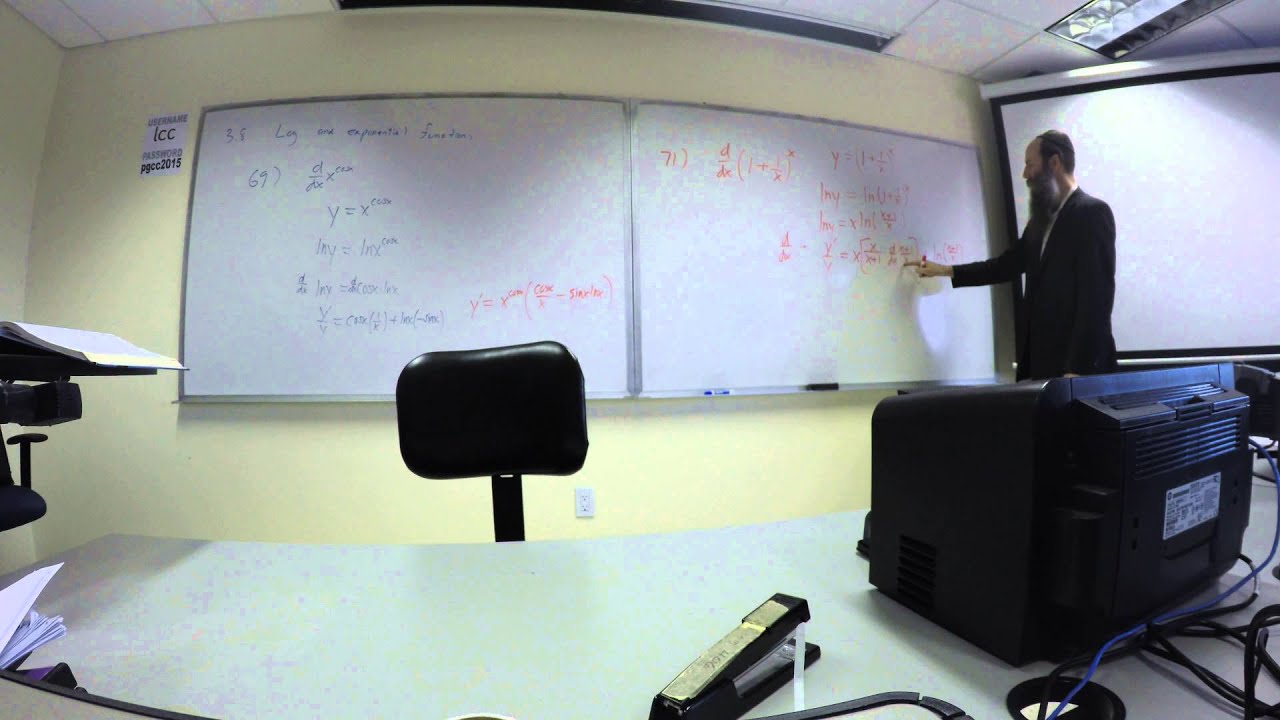 Part 15 Day 7 Lecture Calculus One GoPro Hero 4 Black Edition 4K - YouTube
