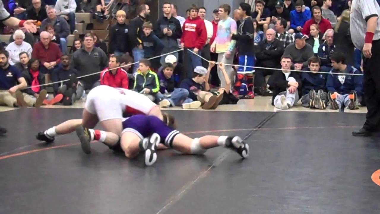 Logan Breitenbach (Spalding) vs Sam Rowell (Mt. St. Joe) 2014 MIS 160lb ...