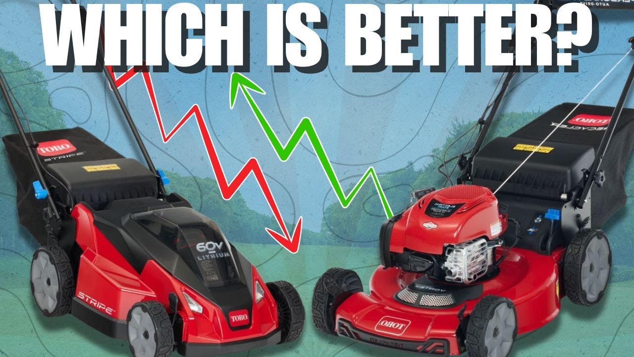 Should You Choose a BATTERY Push Mower Over GAS? - YouTube