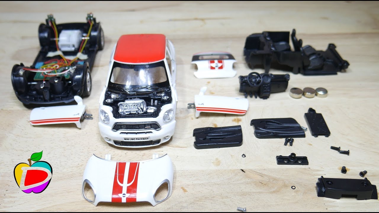 How to open : Mini john cooper works paceman Diecast Car Model - YouTube