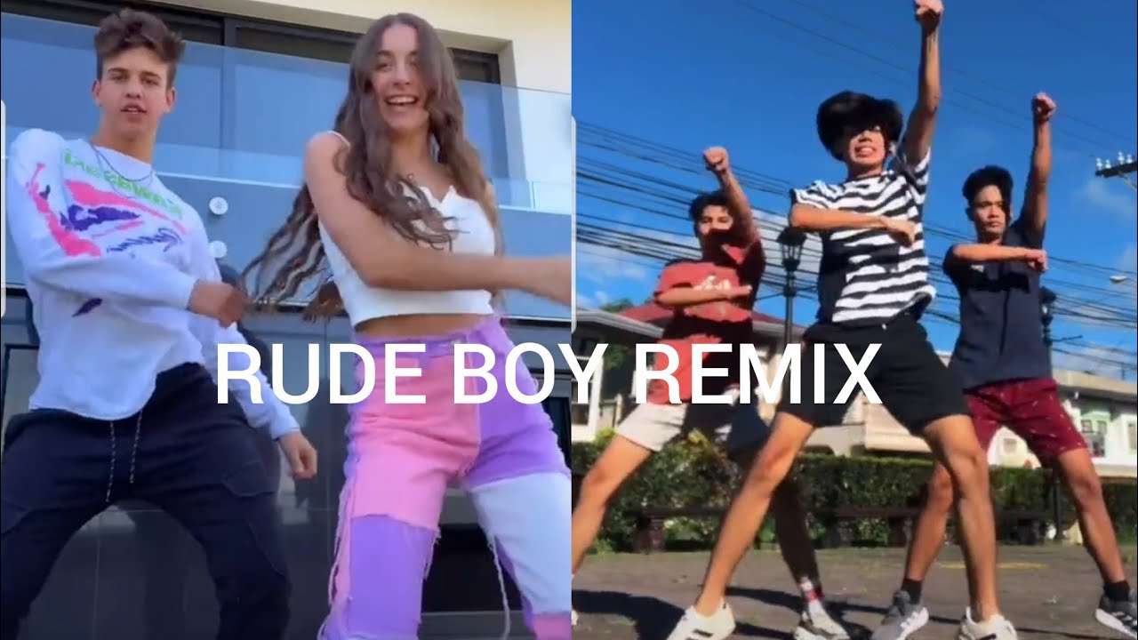 RUDE BOY REMIX DANCE TIK TOK PART2 - YouTube