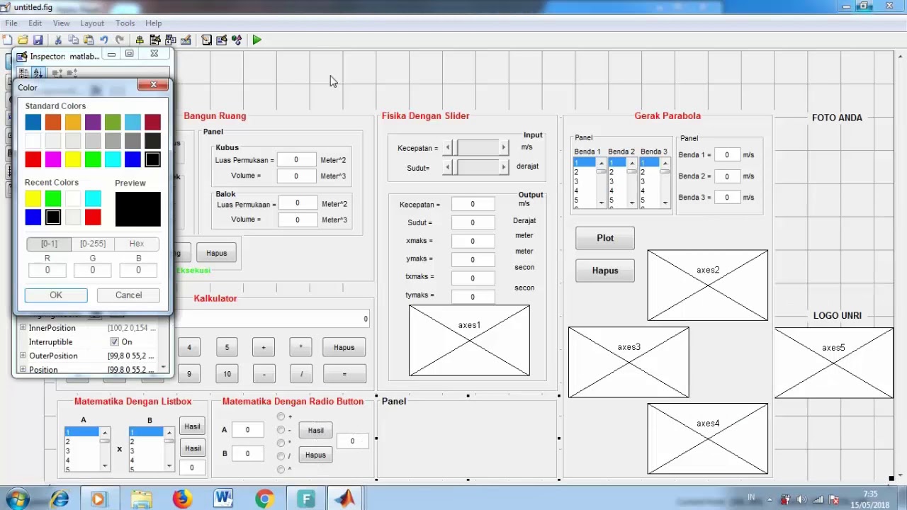 TUTORIAL PEMBUATAN MATLAB LENGKAP oleh SEPTI ANTIKA - YouTube