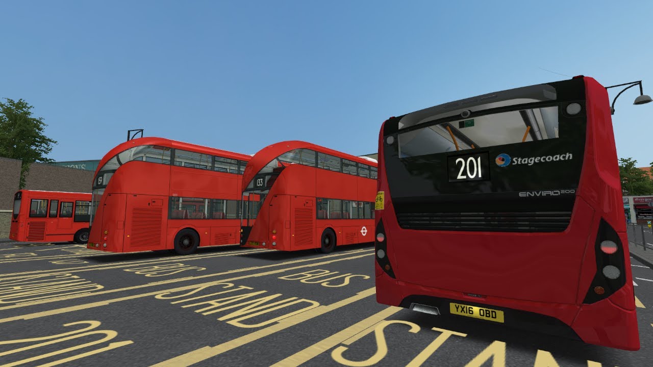 OMSI 2 | Stagecoach E200MMC on the 201 - YouTube