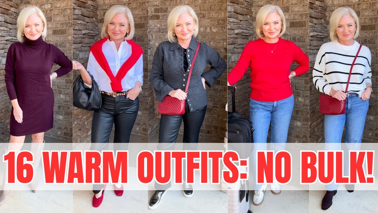 My CARRY-ON ONLY Winter Travel Capsule Wardrobe: Pack Light, STAY WARM ...