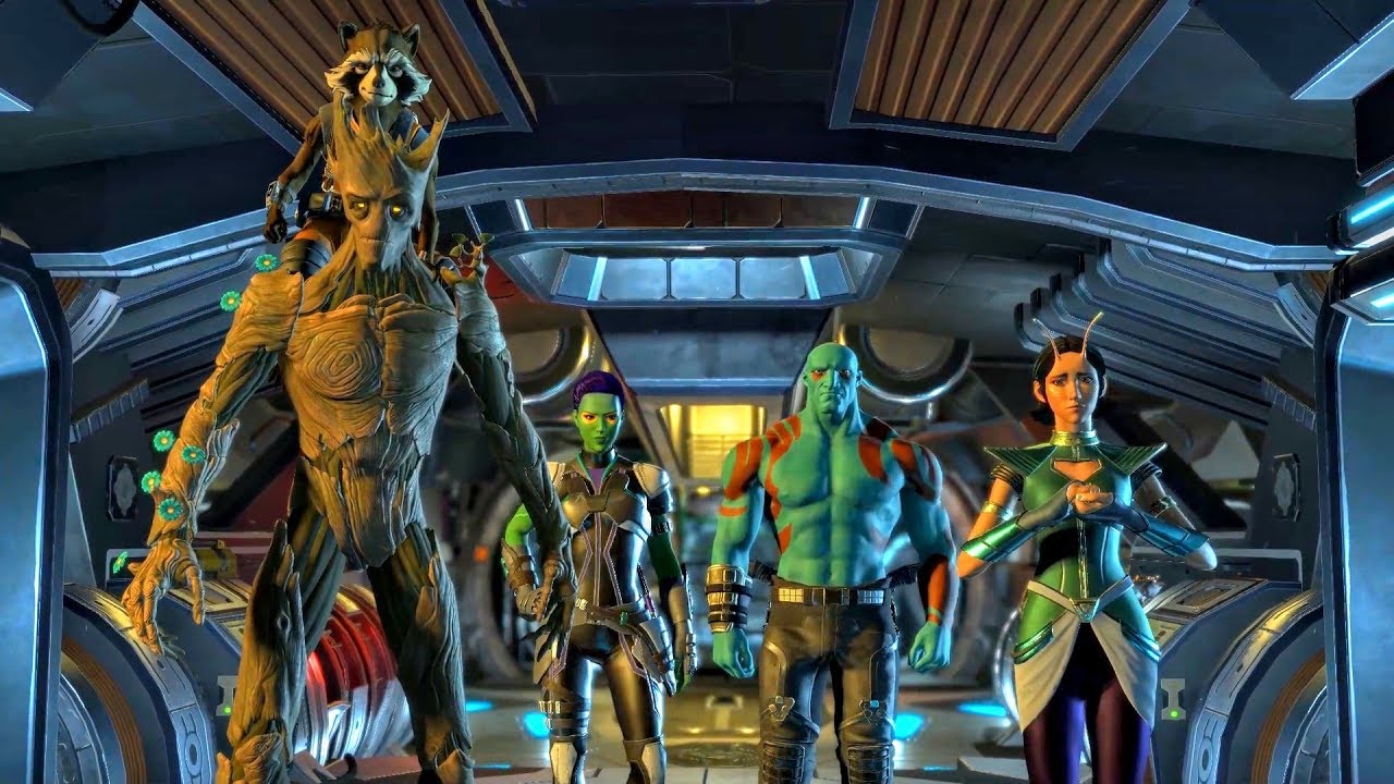 Rocket Racoon Develops a Plan to Destroy Kree Spaceship (Guardians of ...