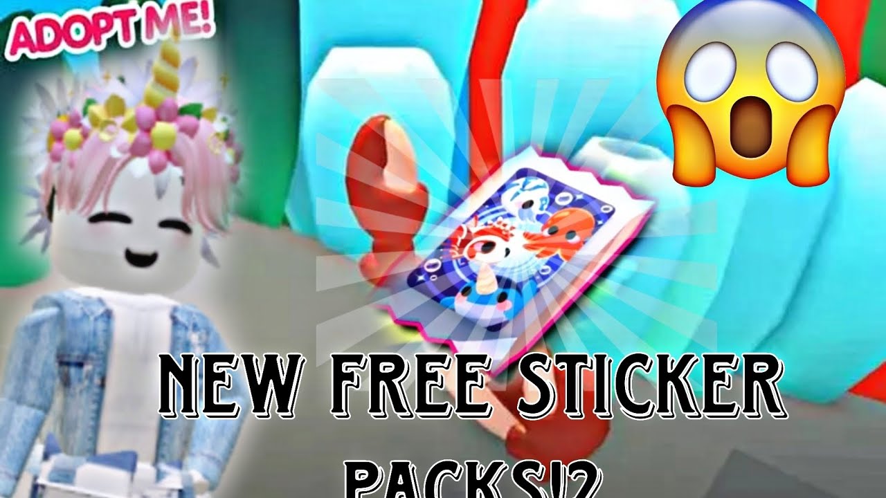NEW ADOPT ME STICKER PACKS!! 🌊 #fypp #roblox #oceandecor #fyptiktok # ...