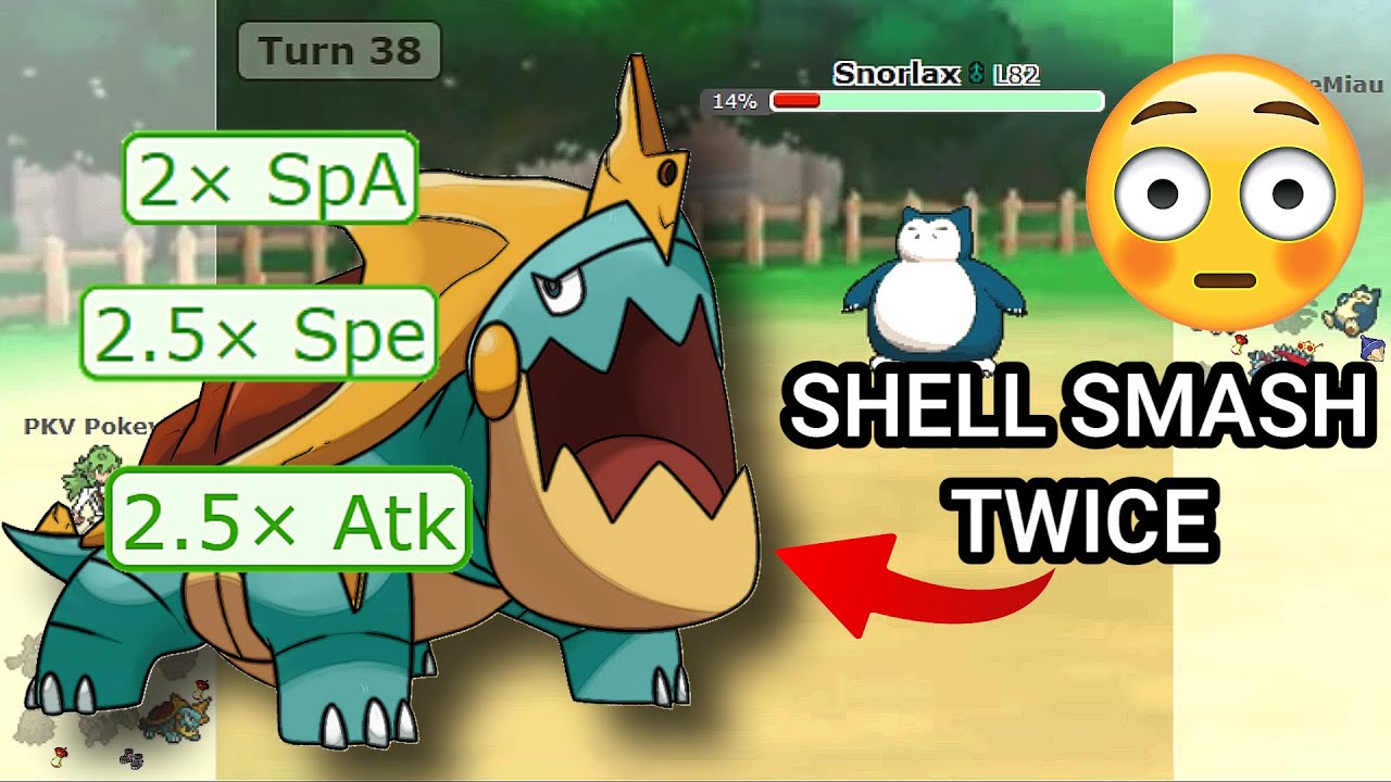 Shell Smashing Twice To Win! (Pokemon Showdown Random Battles) (High ...