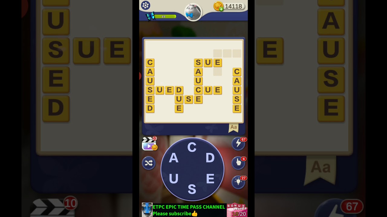 find-words-from-the-letters-c-a-u-s-e-d-word-game-answers-youtube