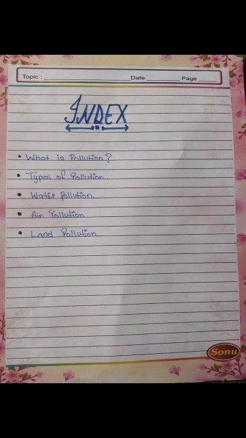 Class 5 to 8 MDP Project Topic - Pollution. For :- Science , Social ...