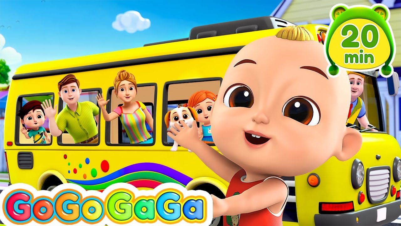 Wheels On The Bus 🚌 + Old MacDonald + More GogoGaga Nursery Rhymes ...