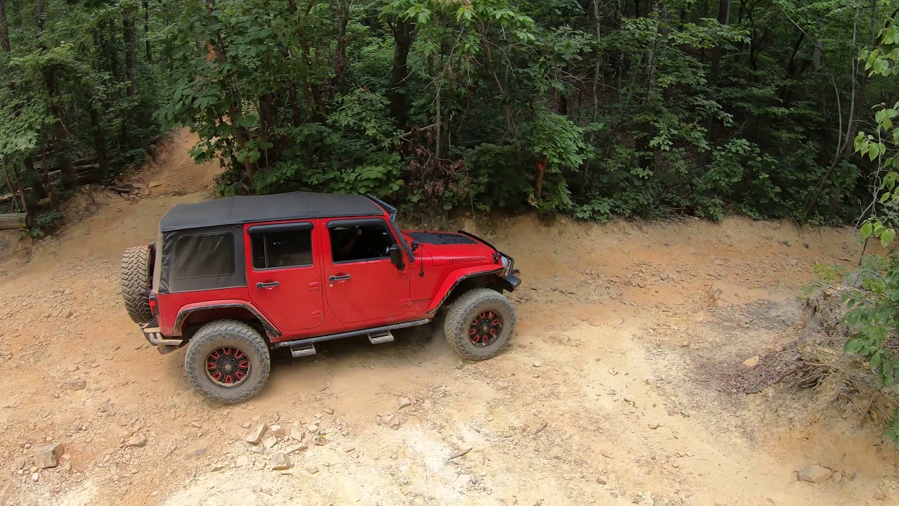 Uwharrie National Forest Jeep Trail Riding - YouTube