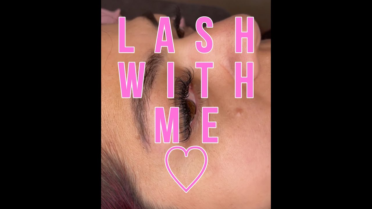 LASH WITH ME: Classic Set with YY lashes | Lvb Lashes - YouTube