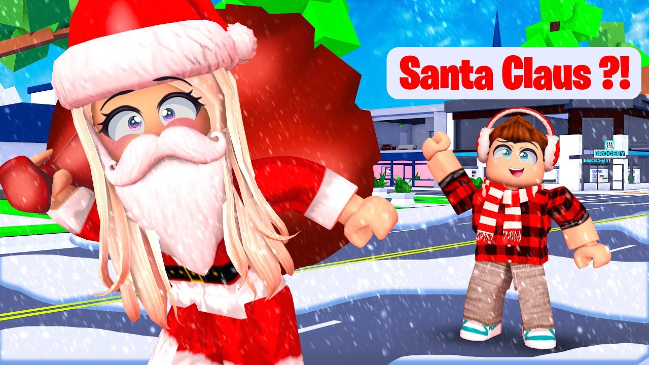 I WENT UNDERCOVER AS SANTA CLAUS IN ROBLOX BROOKHAVEN! - YouTube
