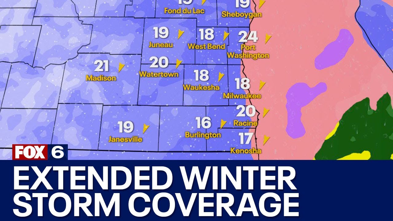 Extended Wisconsin winter storm coverage from FOX6 Weather Experts ...