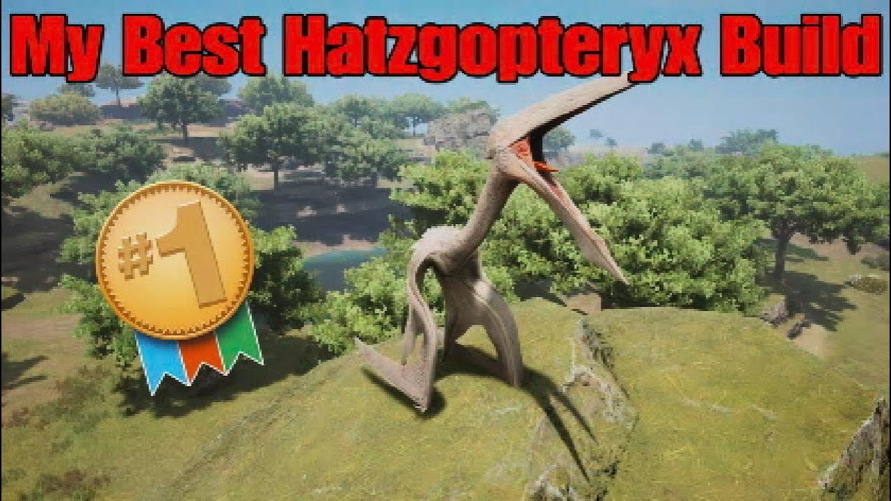 My Best Hatzgopteryx Build! Hatz Build/Guide Path Of Titans! - YouTube