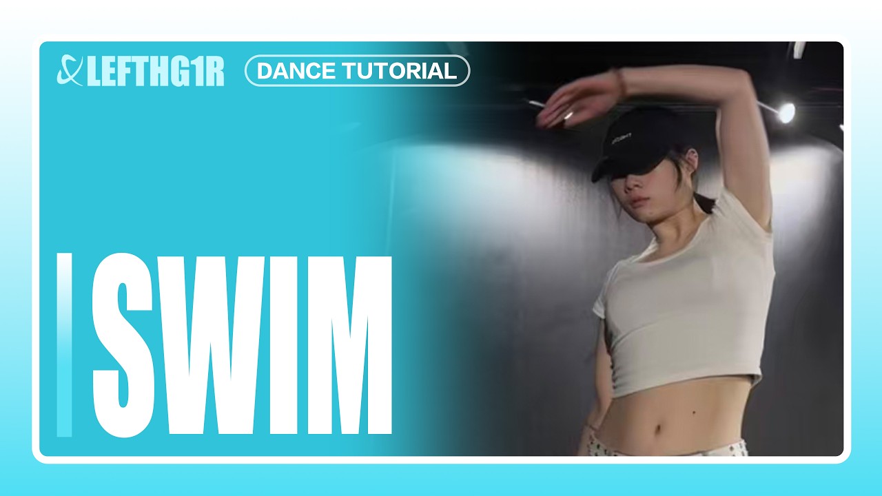 DANCE Tutorial「 SWIM - BTS 」 (Slow + Mirrored + Counts) | LEFT R1GHT ...