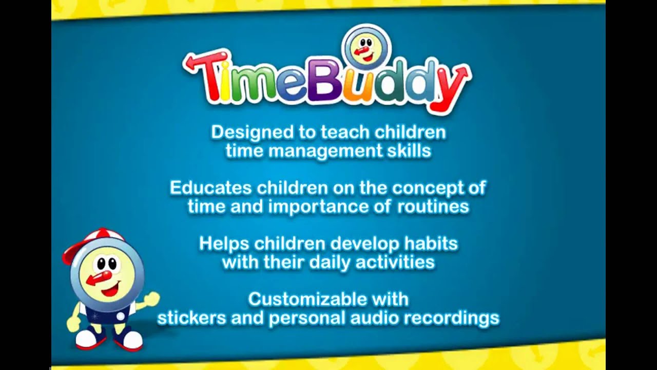 TimeBuddy: Teaching kids the concept of time and time management - YouTube