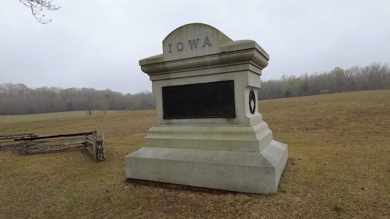 Shiloh National Military Park - Tour Stop 3 - Duncan Field - YouTube