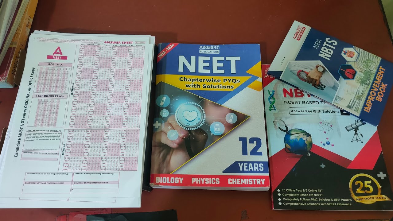 Unboxing ADDA-NBTS (NEET Test Series) - YouTube