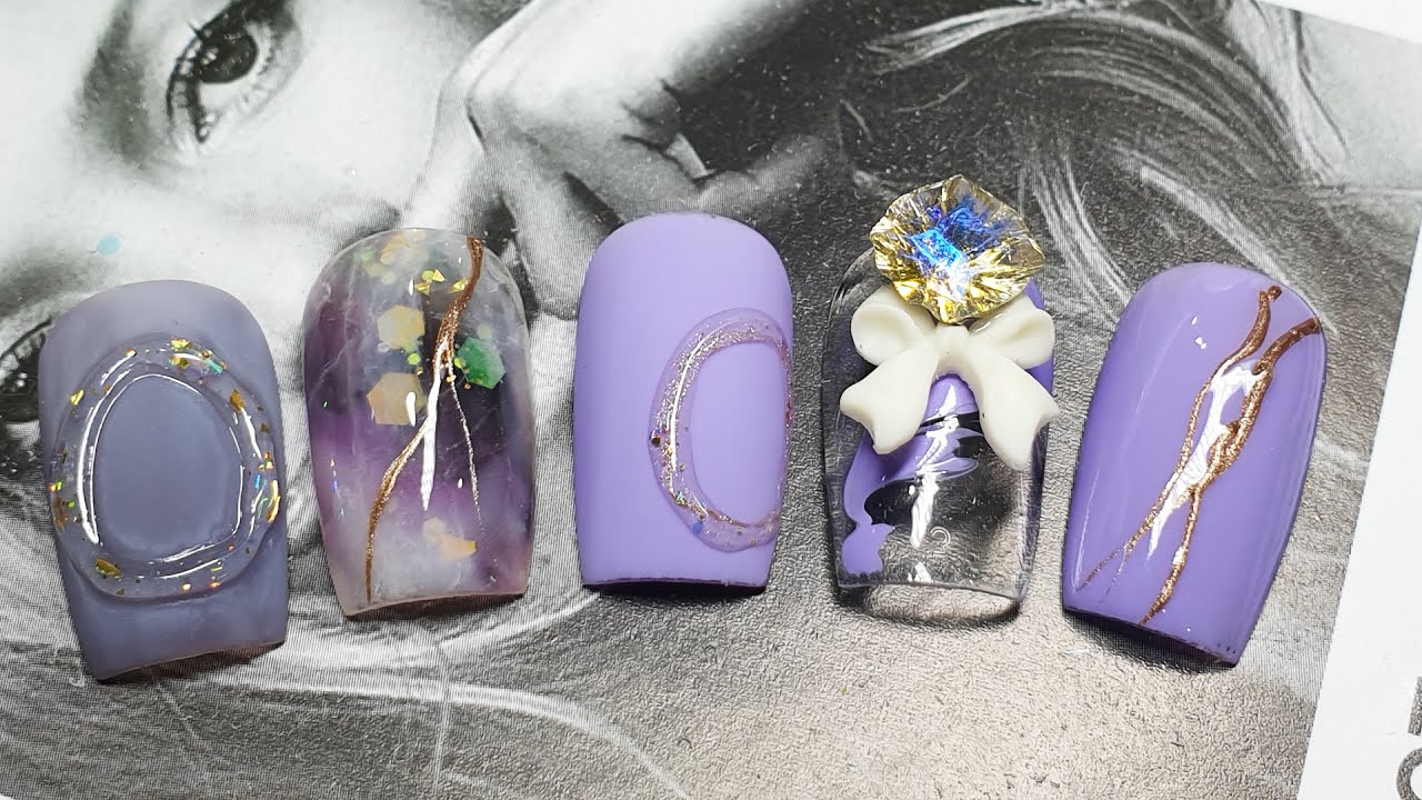 Qing Quan De Nails - Colorful And Gorgeous Nails For Lady - YouTube